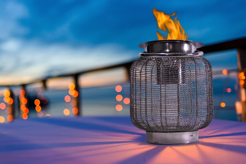 NEPTUNE Fireplace/Lantern – 2 in 1 Design - Anywhere Fireplace