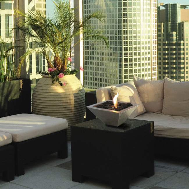 Empire Indoor/Outdoor Table Top Gel Fireplace - Anywhere Fireplace